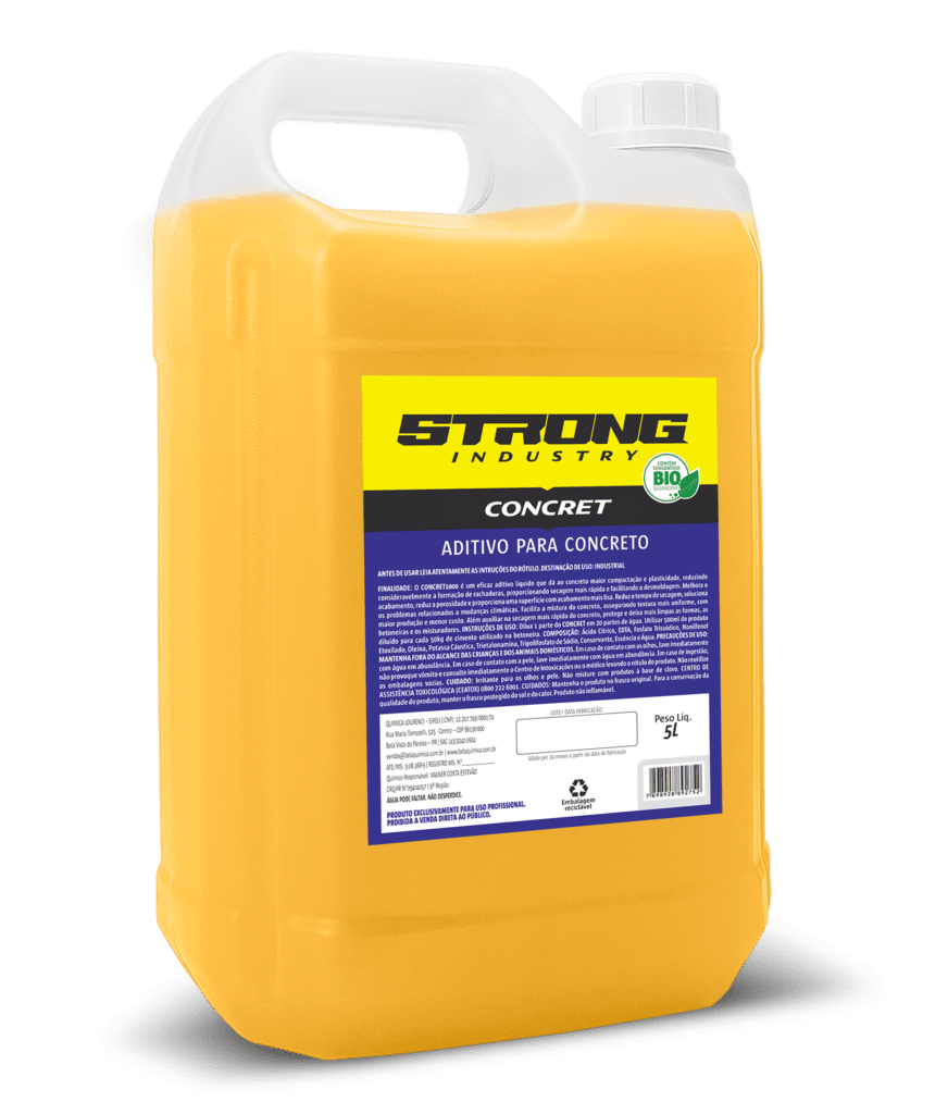 Aditivo Para Concreto e Argamassa Strong CONCRET - Shopquímica ...
